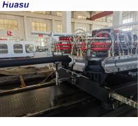 China Double Screw Double Wall Corrugated Pipe Extrusion Line With Vacuum Forming And 20CrMnTi Gear Material for sale