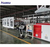 China HDPE / PP Double Wall Corrugated Pipe Extrusion Line Machine with PLC Control for sale