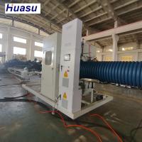 China 32-1600mm Diameter Double Wall Corrugated Pipe Extrusion Line with Belling-on-line Expansion Mode and 100-2000 Kg/h Output for sale