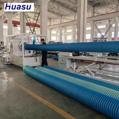 China High Speed Double Wall Corrugated Pipe Extrusion Line with Planetary Cutting and 32-1600mm Diameter Range for sale