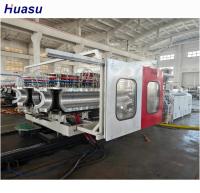 China Conical Twin Screw Extruder PVC Double Wall Corrugated Tube Extrusion Machine For Plastic Pipes Pipe Machine for sale