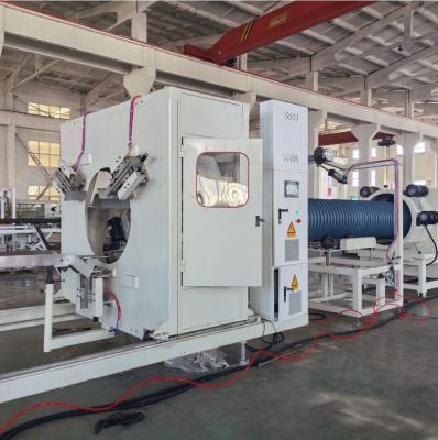 China Large Diameter Polyethylene Corrugated Pipe Extrusion Line For 1600mm Max Diameter for sale