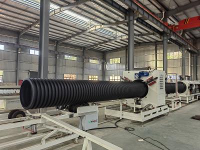 China Polythene Single Or Double Wall Corrugated Pipe Production Line for sale