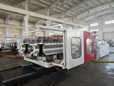 China Twin Screw Extruder Durable Pvc Pipe Extrusion Line For Water Drainage for sale