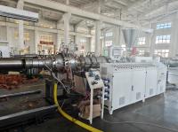 China Double Strands Drainage Plastic Pipe Production Line For Pvc for sale