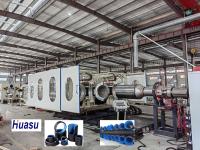 China PP PE Single Double Corrugated Pipe Production Extrusion Line With PLC Control Corrugated Pipe Machining for sale