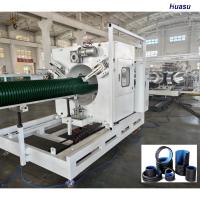 China Hot PVC PP PE Single Double Corrugated Pipe Production Extrusion Line With PLC Corrugated Pipe Machine for sale