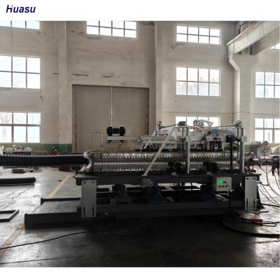 China High Speed Double Wall Corrugated Pipe Extrusion Line with HV 740 Screw Hardness and 32mm-200mm Screw Diameter for sale