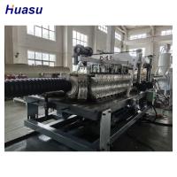China HDPE PVC Cable Conduit Making Machine, Servo Haul-off For Consistent Pipe Wall Thickness for sale