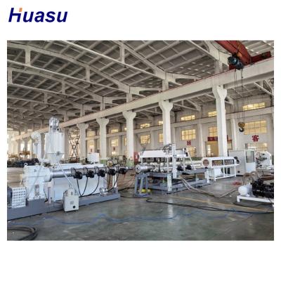 China 32mm-1600mm Pipe Diameter Range Cable Protection Pipe Extrusion Line with PLC Control Touch Screen Interface and Nitriding Treatment Screw for sale