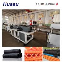 China PLC Control With Touch Screen Interface Cable Protection Pipe Extrusion Line for High Automation Level and 32mm-1600mm Pipe Diameter Range for sale