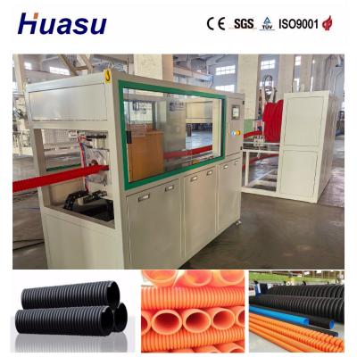 China Computerized Corrugated Pipe Extrusion Line with 32-1600mm Pipe Range and High Productivity for sale