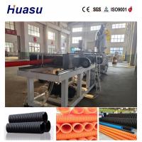 China PLC Control Single Wall Corrugated Pipe Extrusion Line for 32mm-1600mm Pipe Diameter with High Productivity for sale