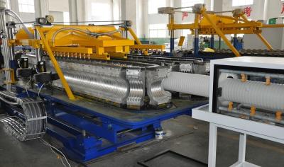 China Full Automatic Single Wall Corrugated Pipe Making Machine 100KW Power for sale