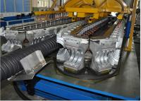 China HDPE / PVC / PE Single Wall Corrugated Pipe Extrusion Line Carbon Pipe Making Machinery for sale