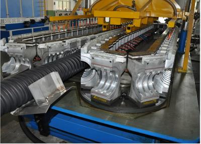 China HDPE / PVC / PE Single Wall Corrugated Pipe Extrusion Line Carbon Pipe Making Machinery for sale