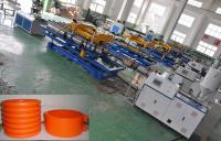 China Qingdao Single Wall Corrugated Pipe Production Line , Corrugated Pipe Extrusion Machinery for sale