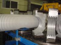 China High Capacity Pipe Extrusion Machine , Double Strands PVC Pipe Making Machine for sale