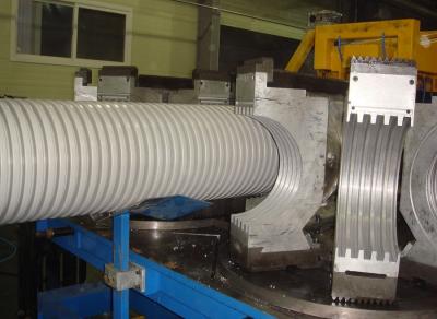 China High Capacity Pipe Extrusion Machine , Double Strands PVC Pipe Making Machine for sale