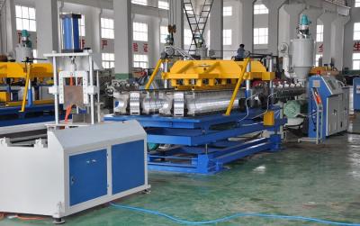China PA / PVC Single Wall Corrugated Pipe Extrusion Line / Pipe Extruder Line SBG-250 for sale