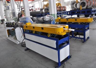 China Automatic Single Wall Corrugated Pipe Extrusion Line , Corrugated Pipe Making Equipment for sale