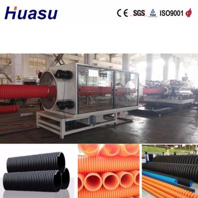 China PLC Control Double Wall Corrugated Pipe Extrusion Line for 32mm-1600mm Pipe Diameter with High Productivity for sale