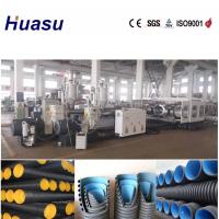 China PLC Controlled Double Wall Corrugated Pipe Extrusion Line with 32-1600mm Diameter and Belling-on-line Expansion for sale