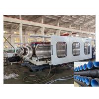 China PLC Controlled Double Wall Corrugated Pipe Extrusion Line with Belling-on-line Expansion for 32-1600mm Diameter Pipes for sale