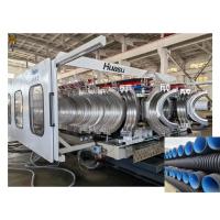 China Automatic Belling-on-line Double Wall Corrugated Pipe Extrusion Line with PLC Control for 32-1600mm Diameter Pipes for sale