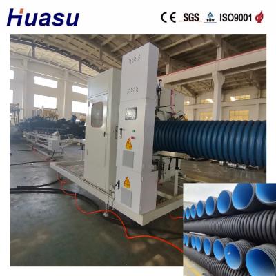 China PLC Control Double Wall Corrugated Pipe Extrusion Line with 32-1600mm Diameter for High Productivity for sale