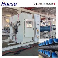 China PLC Controlled Double Wall Corrugated Pipe Extrusion Line for High Productivity with 32-1600mm Diameter Range for sale