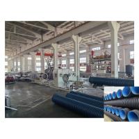 China PLC Controlled Double Wall Corrugated Pipe Extrusion Line for 32-1600mm Diameter with High Productivity for sale