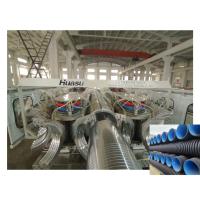 China HDPE PVC Cable Conduit Making Machine, Servo Haul-off For Consistent Pipe Wall Thickness for sale