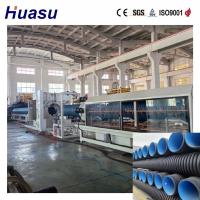 China PLC Controlled Double Wall Corrugated Pipe Extrusion Line with 32-1600mm Diameter and Belling-on-line Expansion for sale