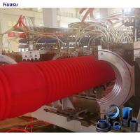 China Plastic Pipe Production Extrusion Line Corrugated Pipe Machining for sale