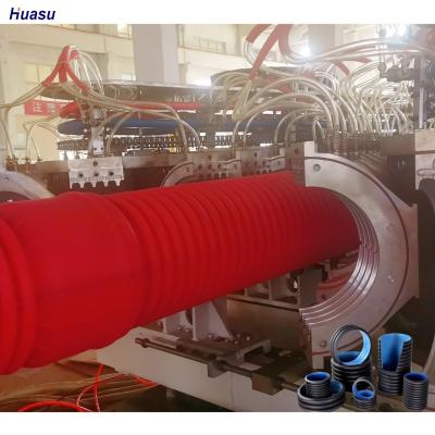 China Plastic Pipe Production Extrusion Line Corrugated Pipe Machining for sale