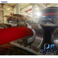 China Single Double Corrugated Pipe Making Machine with High Quality Extrusion Line with PLC Control System for sale