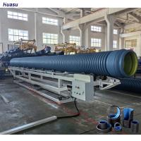 China Hot PVC PP PE Single Double Corrugated Pipe Production Extrusion Line With PLC Corrugated Pipe Machine for sale