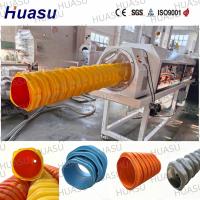 China Large Square Plastic Corrugated Tube Production Line Highway Cable Protection Pipe Extrusion Processing Equipment for sale