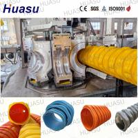 China Square Mouth HDPE Plastic Corrugated Conduit Extrusion Line Electrical Cable Protection Pipe Production Equipment for sale