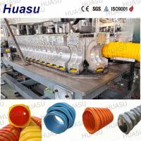 China High Strength Special Profile Plastic Corrugated Pipe Production Line Underground Sewage Drain Pipeline Extrusion Making Machine for sale
