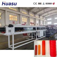 China High Output Plastic Pipe Extrusion Line 100-1200kg/h Consistent Drainage Pipe Fabrication 32mm-2000mm Diameter for sale