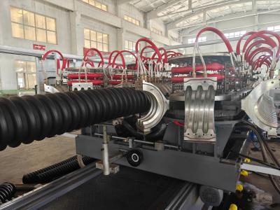 China Single Wall Corrugated Pipe Machine Corrugator PVC PE MPP PA HDPE PP Single Wall Corrugated Pipe Extrusion Line Production Solution for sale