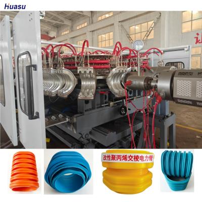 China Customized Corrugated Pipe Making Machine for PP PE Plastic Processing Industrial Corrugated Pipe Production Equipment for sale