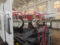 China High Speed single wall corrugated pipe extrusion line extruder capacity 250 to 1000kg per hour engineered for plastic pipe manufacturing for sale