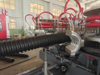 China Hot Sell Double Wall Corrugated Pipe Extrusion Line with Extruder Capacity 250 to 1000kg per hour and Max Pipe Diameter 1600mm for sale