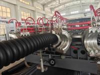 China Single Screw Extruder DWC Pipe Extrusion Line Utilizing Belling-on-line Expansion Mode Competitive Streamlined Operation for sale
