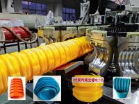 China DWC Pipe Extrusion Line Offering Extruder Power 15kW to 200kW CE Certified Supporting PVC PE MPP PA HDPE Pipe Material for sale