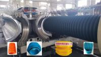 China Single Screw Extruder Double wall corrugated Pipe Extrusion Line for durable pipe production and processing for sale