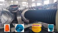 China Competitive Corrugated Pipe Extrusion Line Using Single Screw Extruder Optimized for Producing Various Types of Corrugated Pipes for sale
